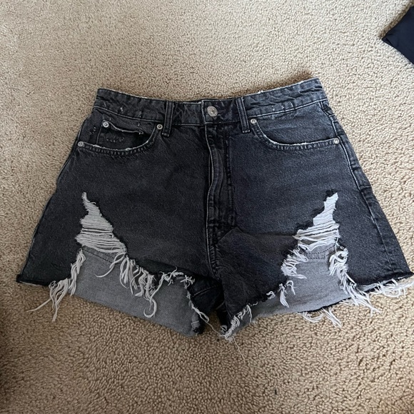 Shorts | Zara Black Ripped Shorts | Poshmark